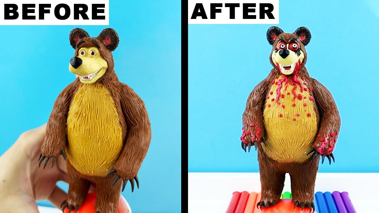 Bear.exe from the cartoon «Masha and The Bear» How To Make made from ...