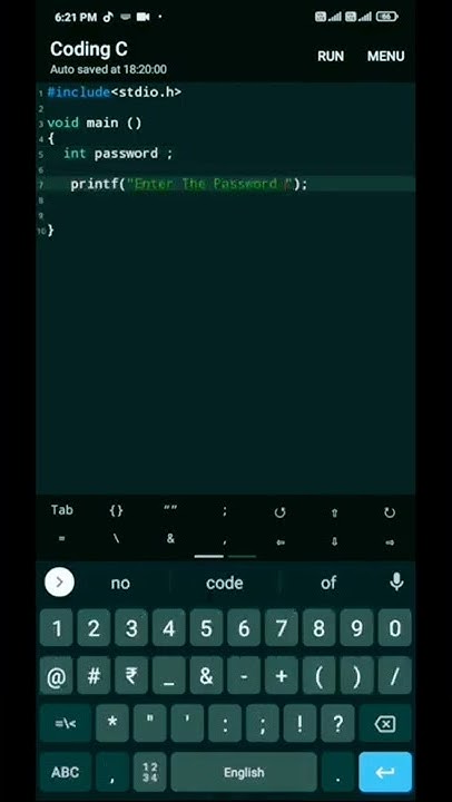 How To Create Password Program In C - YouTube