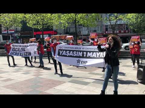 1 MAYIS EYLEMİNDE EHP'YE GÖZALTI: MILYONLARIN EVİNDE HAYAT EVE SIĞMIYOR!