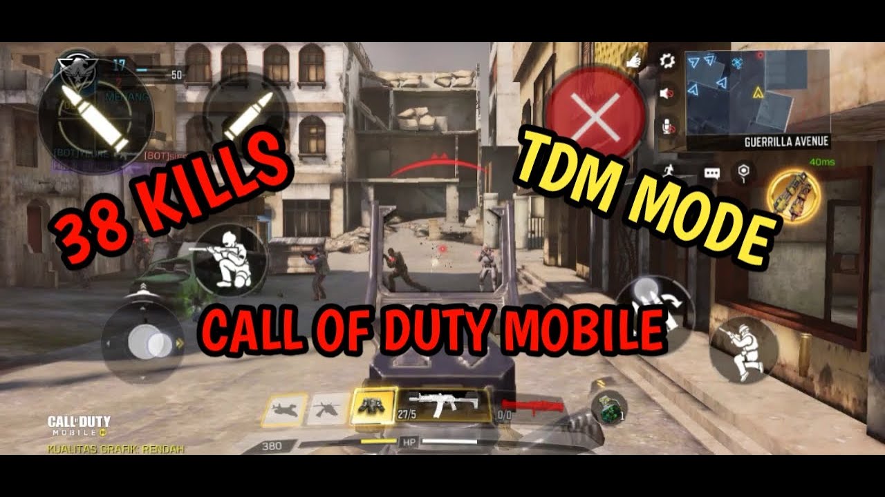38 KILLS????!!?!! TDM MODE CALL OF DUTY MOBILE - YouTube