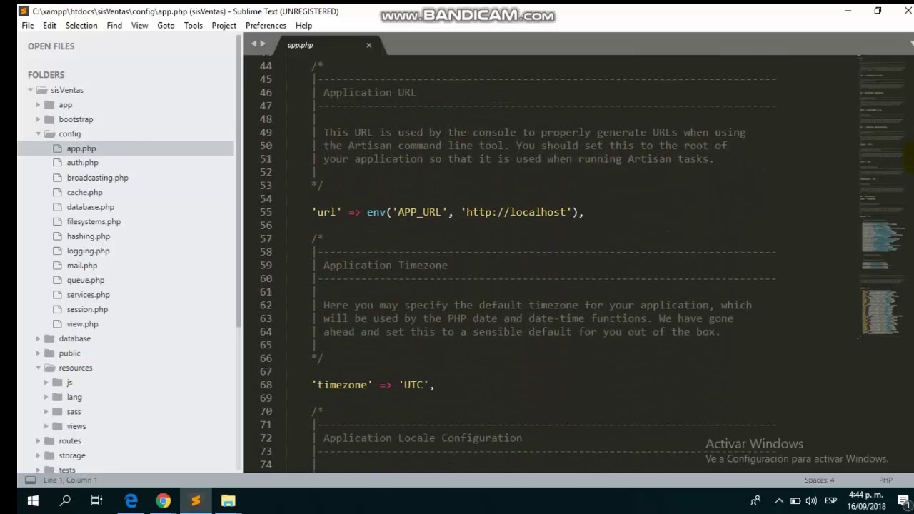 video sisVentas Laravel - YouTube