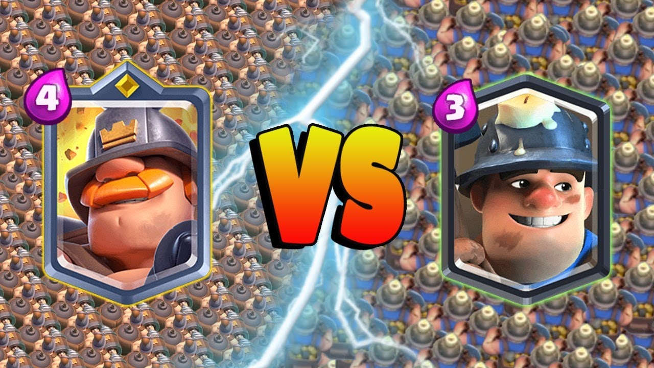 MIGHTY MINER VS MINER - Clash Royale Challenge #386 - YouTube