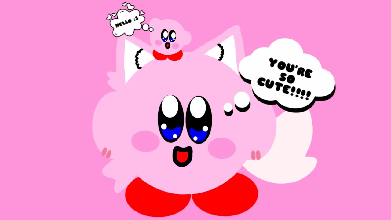Cute Tiny Kirby (Speedpaint/Drawing Timelapse) - YouTube