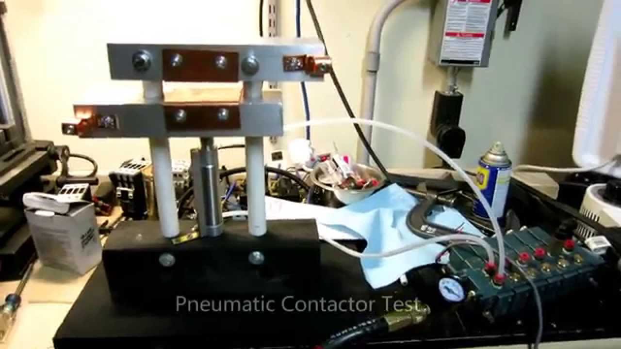 Pneumatic Contactor Test - YouTube
