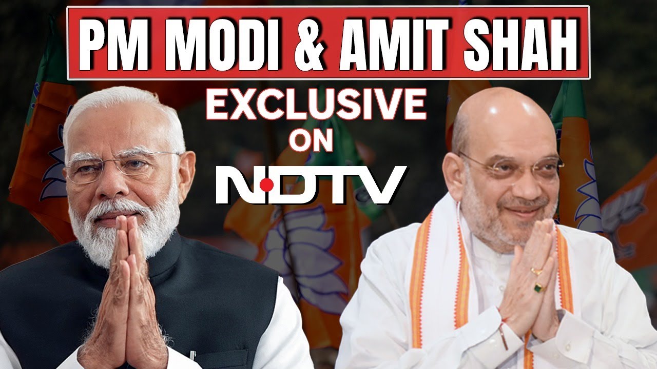 PM Modi, Amit Shah NDTV Exclusive | PM Modi & Amit Shah Super Exclusive ...