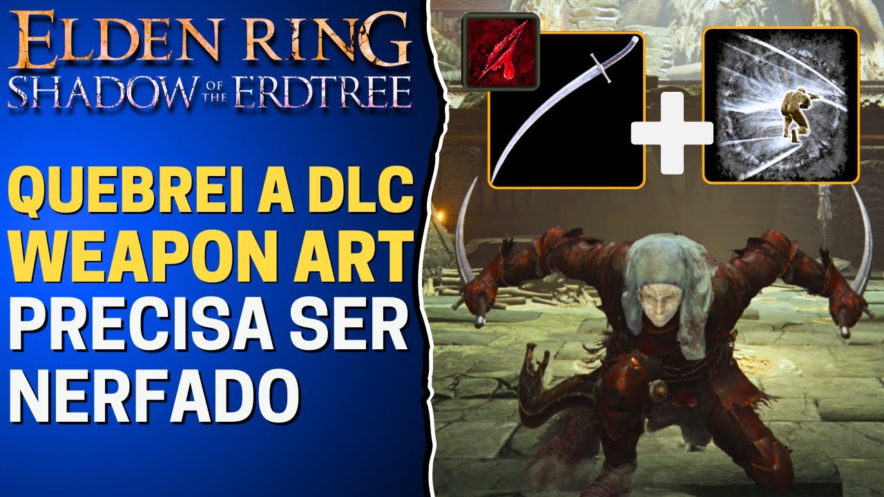 WEAPON ART QUEBRADO DLC ELDEN RING (Corte Rápido / Swift Slash) - YouTube