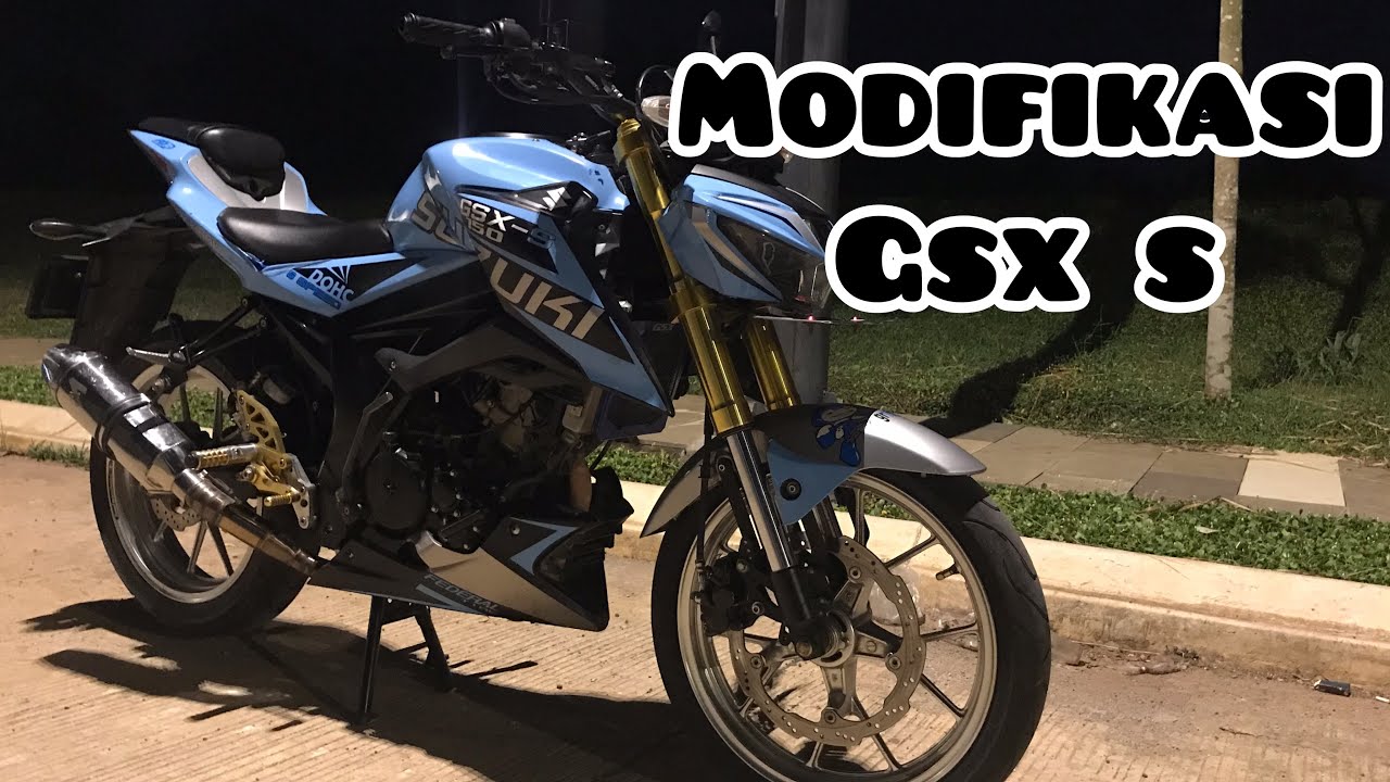 MODIFIKASI SUZUKI GSX S 150 PAKAI USD NUI || AWMV MOTOVlOG - YouTube