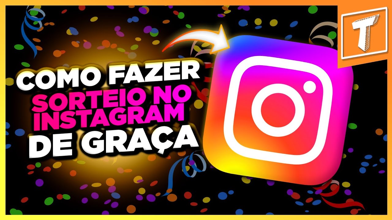 COMO FAZER SORTEIO NO INSTAGRAM!! - YouTube