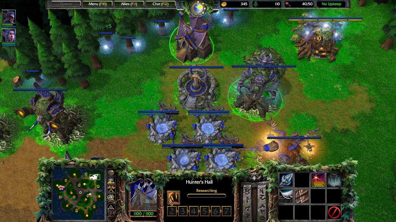 Warcraft III Reforged Beta Multiplayer Gameplay, Demon hunter 1vs1 ...