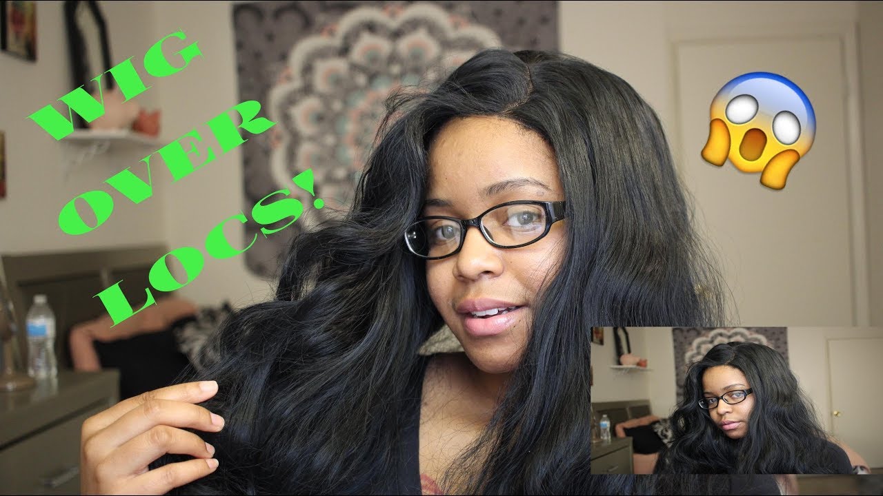 WIG TRY ON OVER LOCS || Not As Easy As It Looks! - YouTube