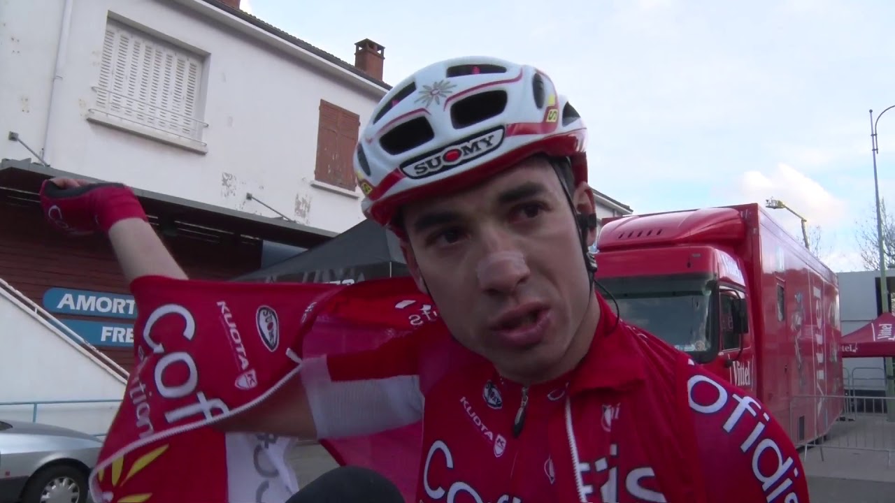 Nicolas Edet - interview d'arrivée - 5e étape - Paris-Nice 2018 - YouTube