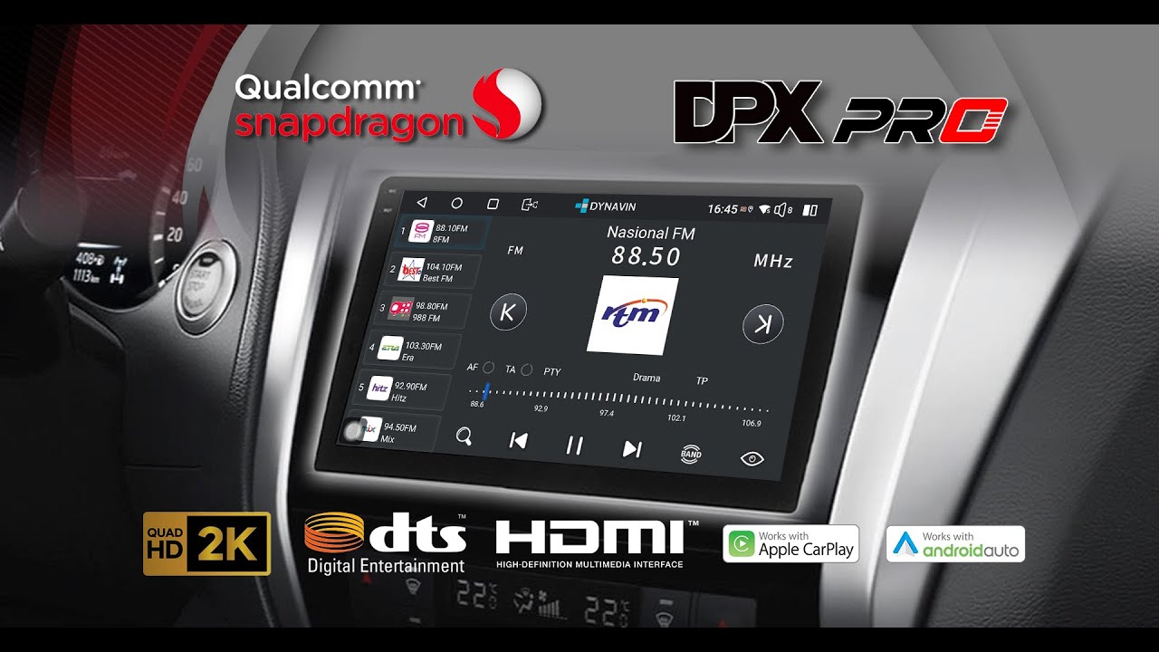 Dynavin DPX Pro Series 2K QLED Screen,DTS Sound System,Hi-Res Player ...