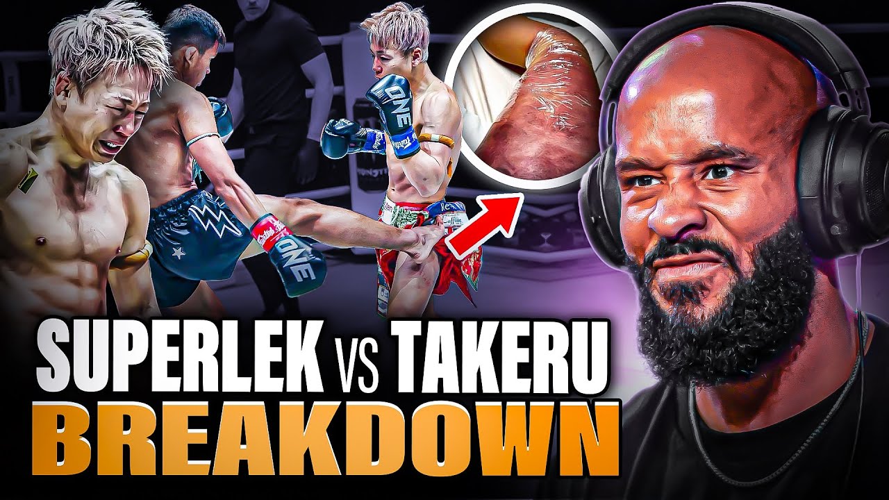**FULL FIGHT** Superlek DESTROYS Takeru's LEG! | SUPERLEK vs TAKERU ...