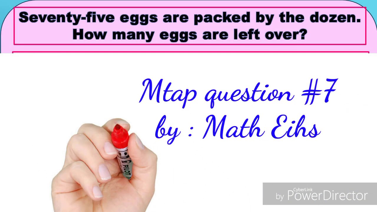 Math question # 7: Dozen problem - YouTube