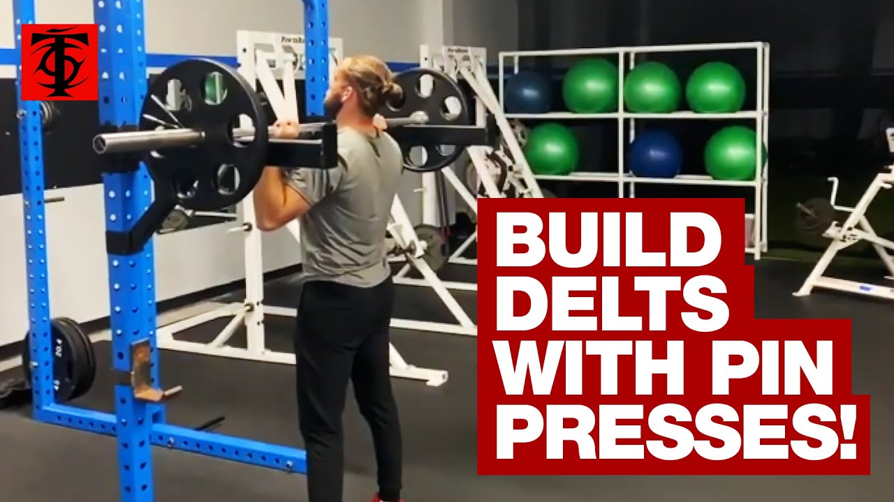 Overhead Press Pin Press Variations - YouTube