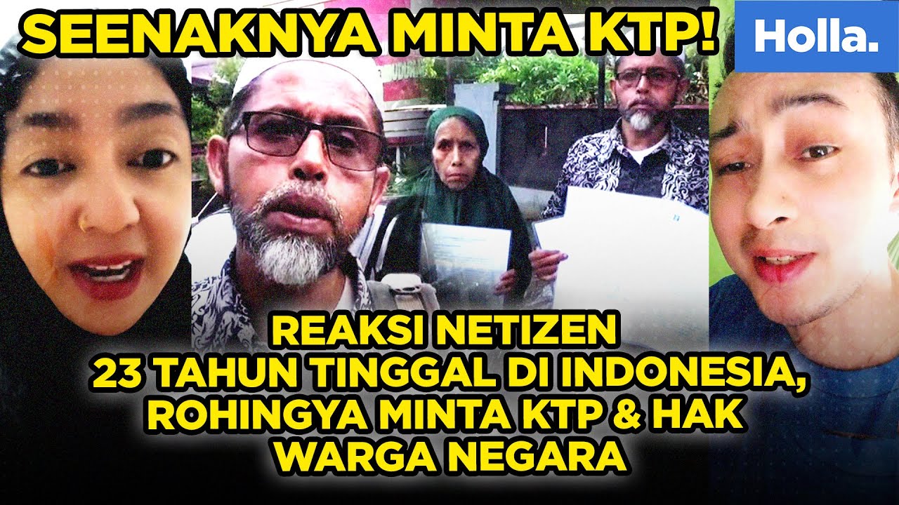Reaksi Netizen 23 Tahun Tinggal Di Indonesia, Rohingya Minta KTP & Hak ...