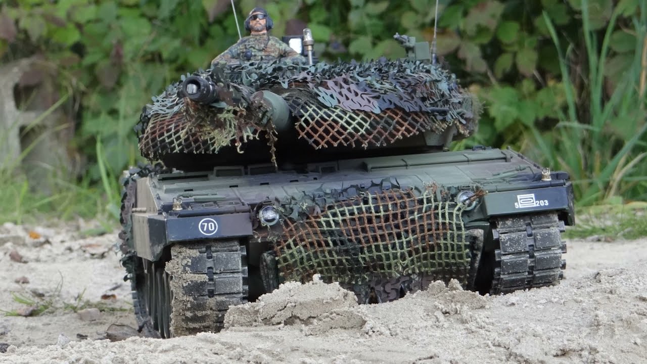 Leopard 2 - RC Treffen in Grafing und Röthenbach 10/2021 - YouTube