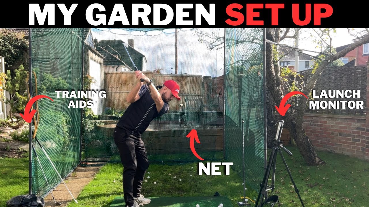 My Perfect Backyard Golf Set Up (Exactly What Practice Equipment I Use ...