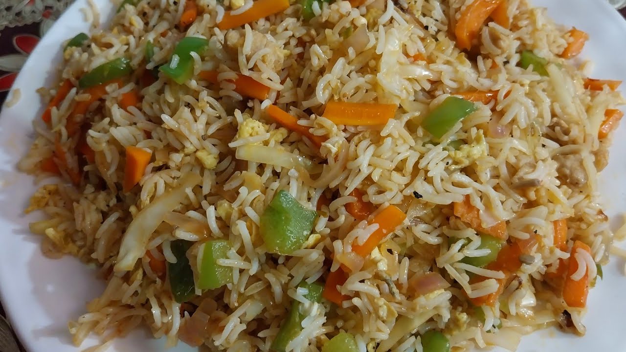 Chicken Fried Rice | Restaurant Style Chicken Fry Rice | Street style ...