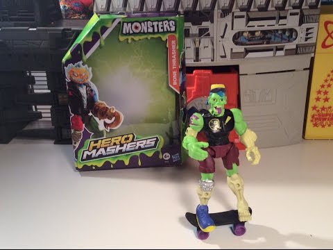 Hasbro Hero Mashers Monsters , Bone Thrasher !!! - YouTube