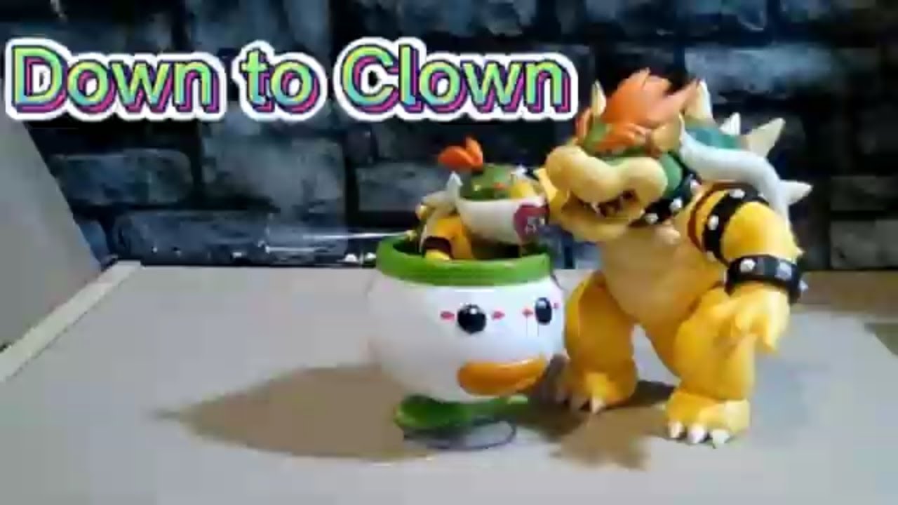 Jakks Pacific Bowser Jr. Clown Car Stop Motion Review - YouTube