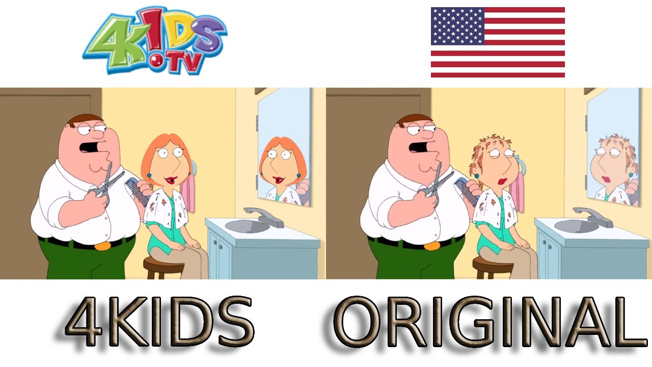4kids Censorship in Family Guy #3 - YouTube