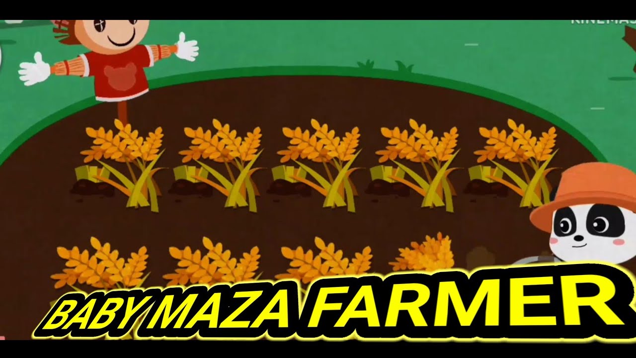 Baby Maza Farmers journey kids song & cartoon #viral #babybus #baby # ...