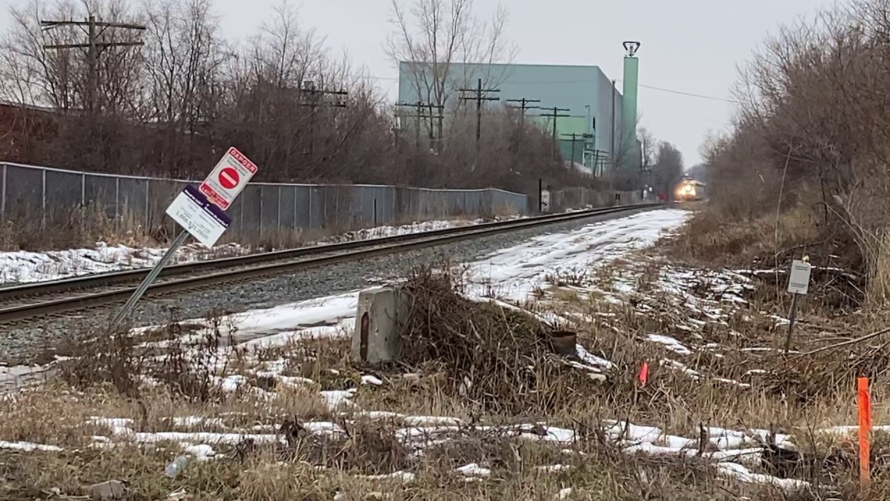 FAST GO Train Crossing Castlefield Avenue on the Barrie Line in Toronto ...