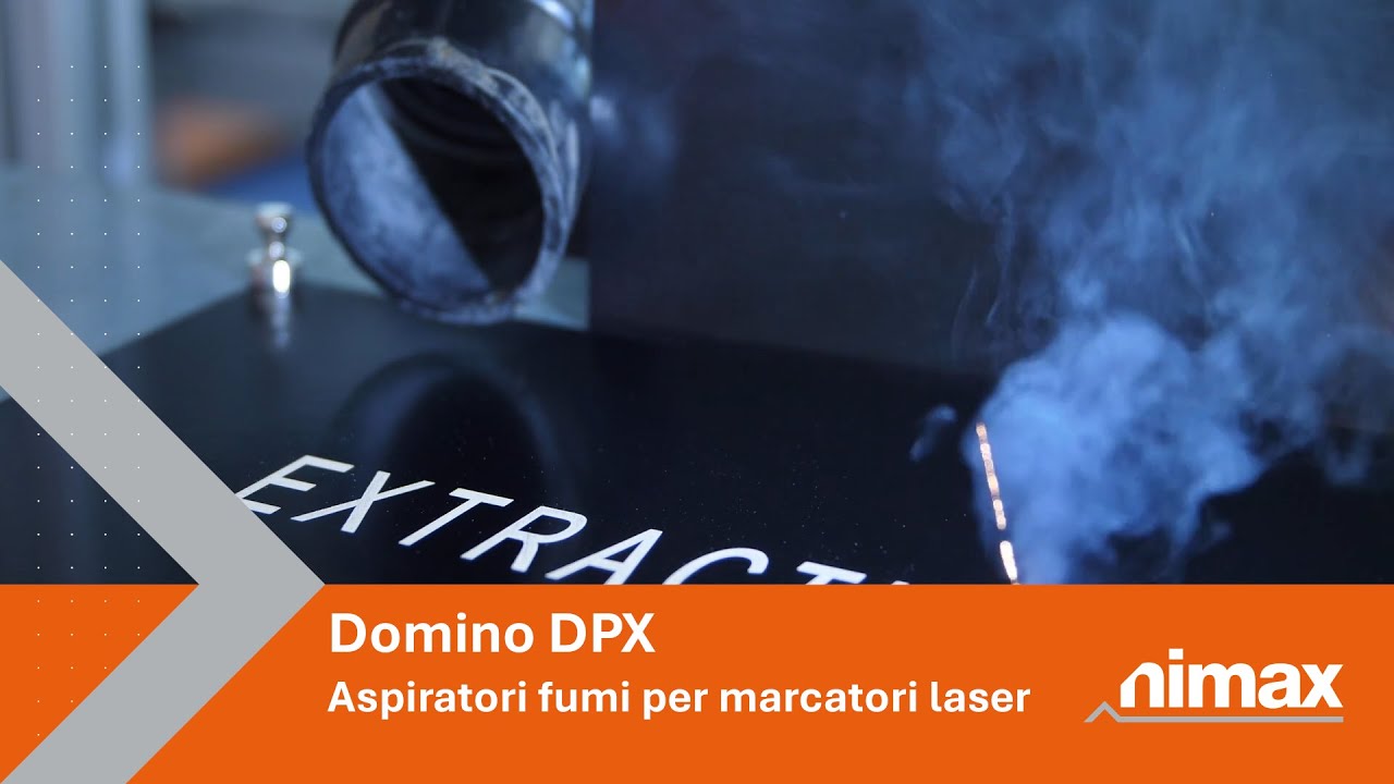 Nimax | Domino DPX - Aspiratori fumi per marcatori laser - YouTube