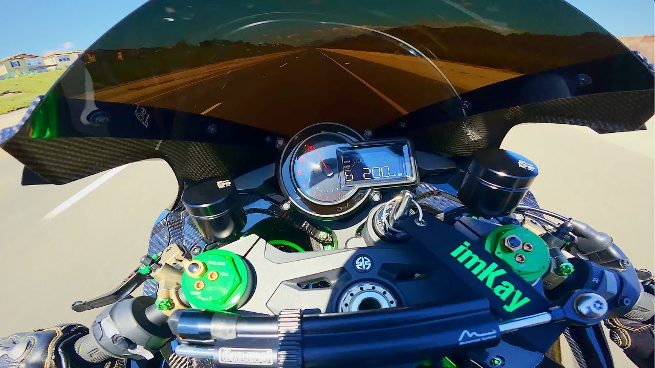H2R TOP SPEED TESTING - YouTube