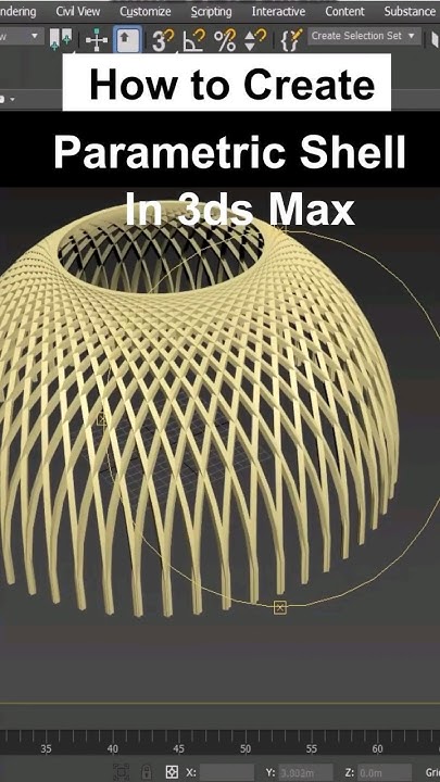 3D MAX TUTORIAL:Parametric shell in 3d max.Follow for more:Instagram: @vibe_studio1 Youtube ...