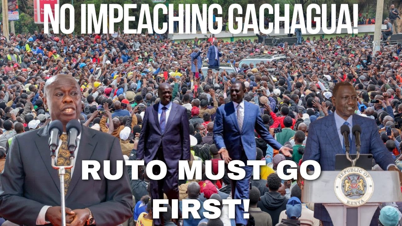 No Impeaching Gachagua Without Ruto Resigning! Gotha Wa Gothe With a ...