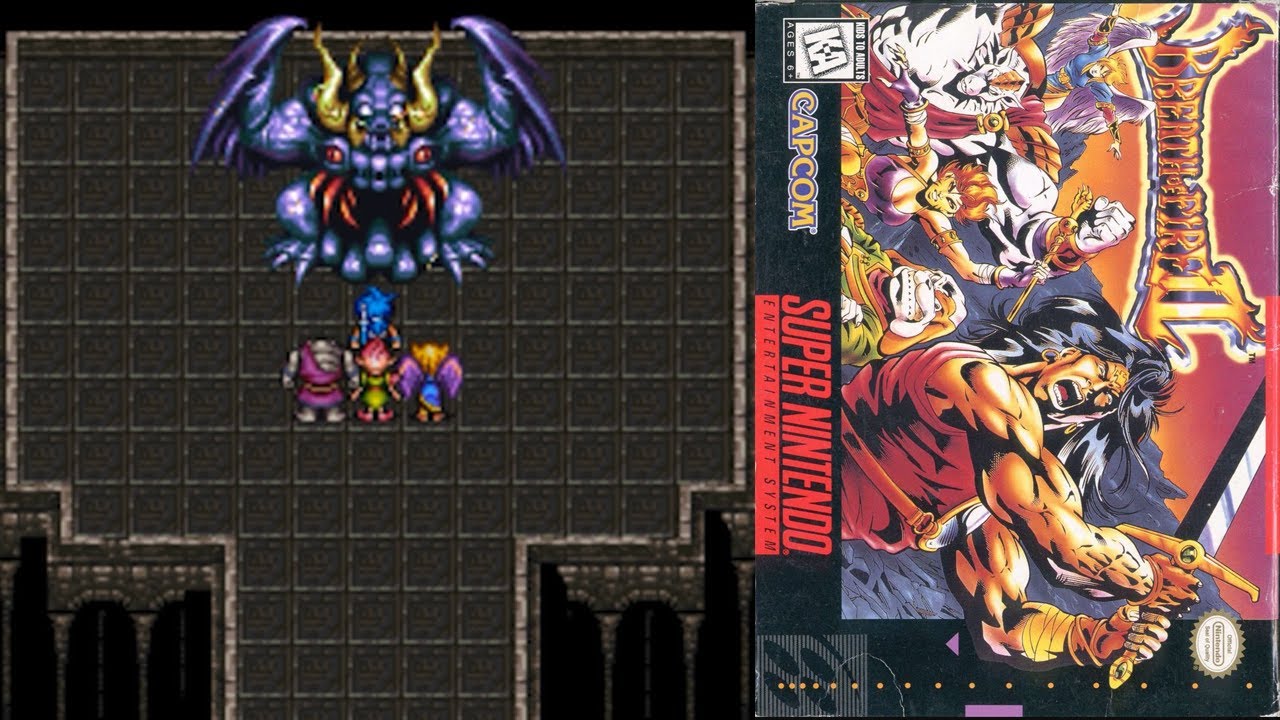 Breath of Fire II (1995/SNES) Gameplay: Final Boss + Ending credits ...