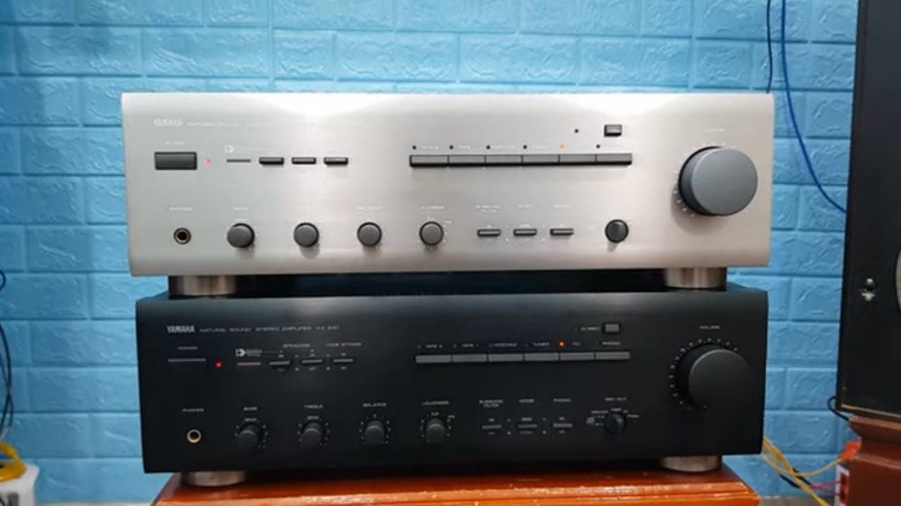 Đã bán/Amply Yamaha AX 640 mới về 2 em đẹp long lanh - YouTube