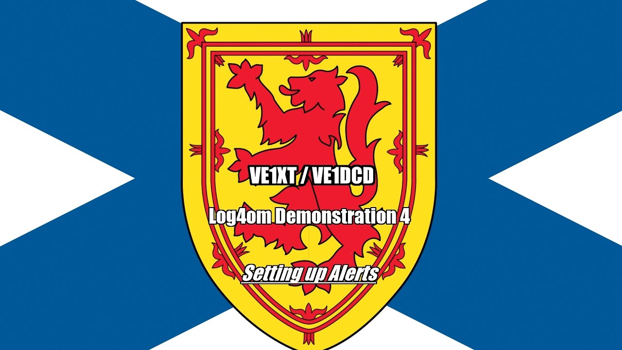 Ham Radio: Log4OM Video Demonstration #4 - Setting up Alerts - YouTube