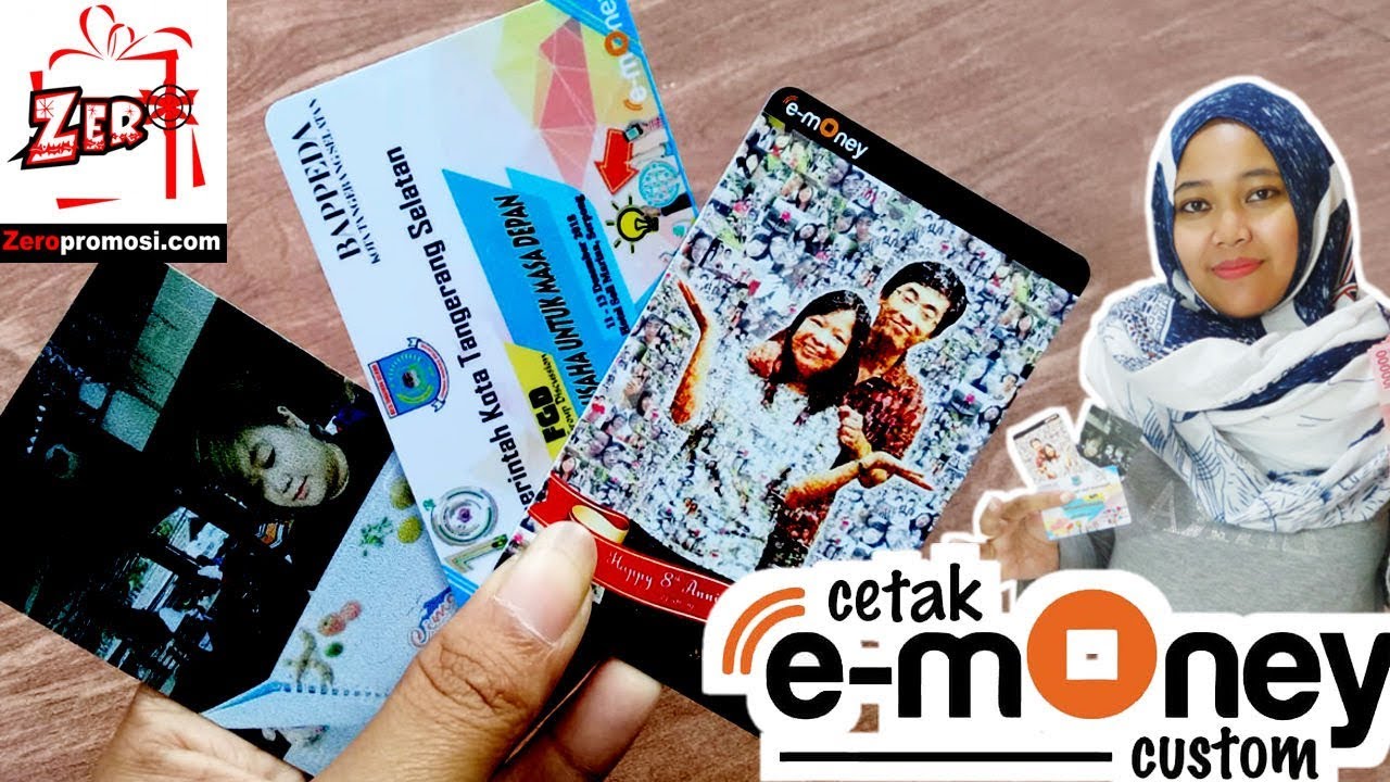 Custom Emoney Etoll untuk Souvenir Review by zeropromosi.com - YouTube