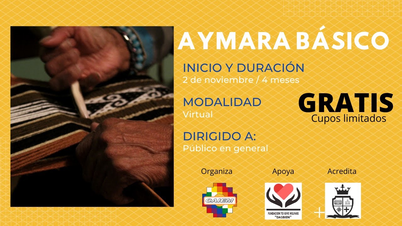 Curso Virtual de Aymara Básico (COMPLETO) con certificación internacional- - YouTube