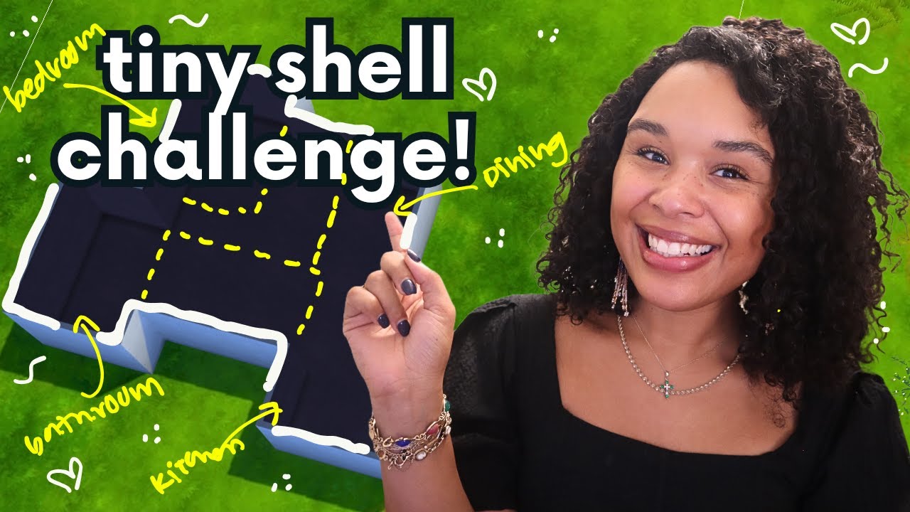 Trying Lilsimsie’s *TINY HOME* shell challenge in the sims 4! - YouTube