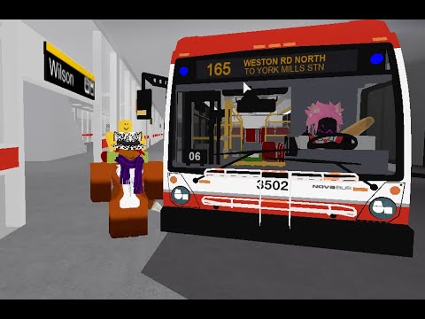 Roblox TTC 165 Weston Road North to York Mills Station 2019 Novabus LFS ...