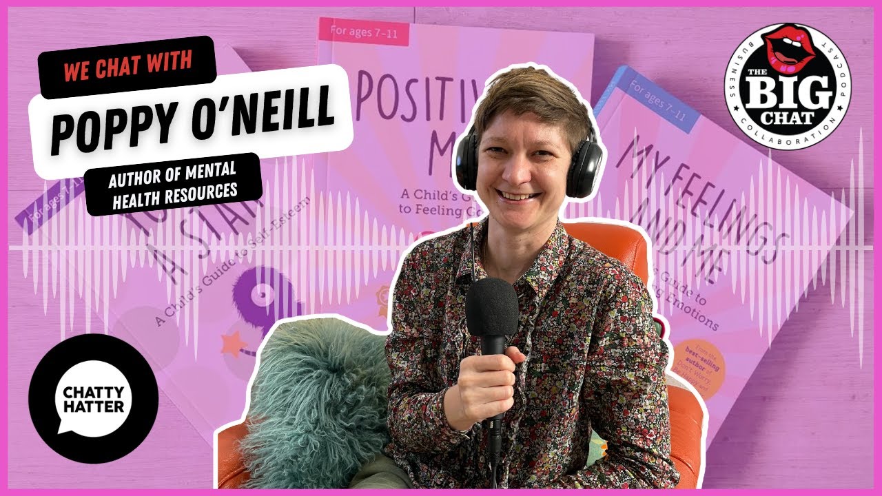 Poppy O’Neill author of mental-wellbeing resources - YouTube