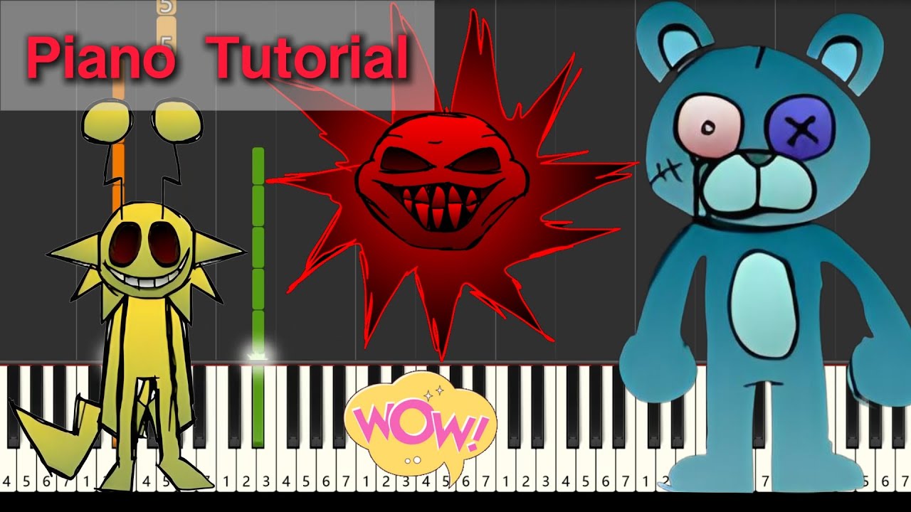 Sprunki: SPRUNKSTERS – Horror Theme Piano Tutorial - YouTube