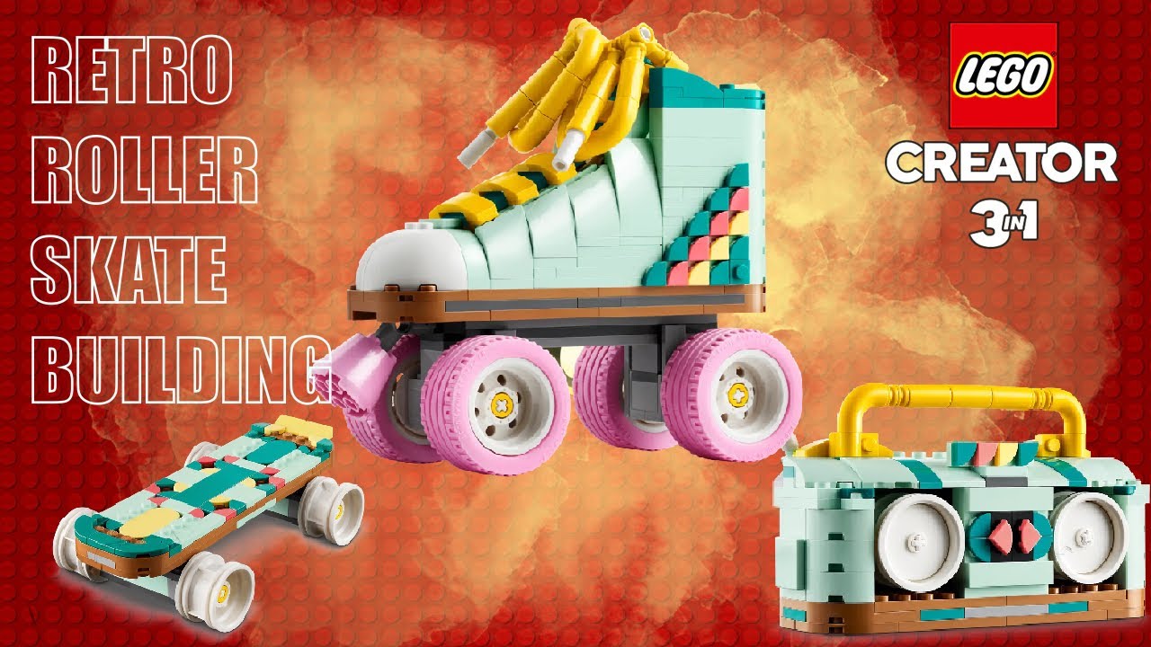 Lego Create 3in1 Retro Roller Skate Unboxing and Review l No Talking ...