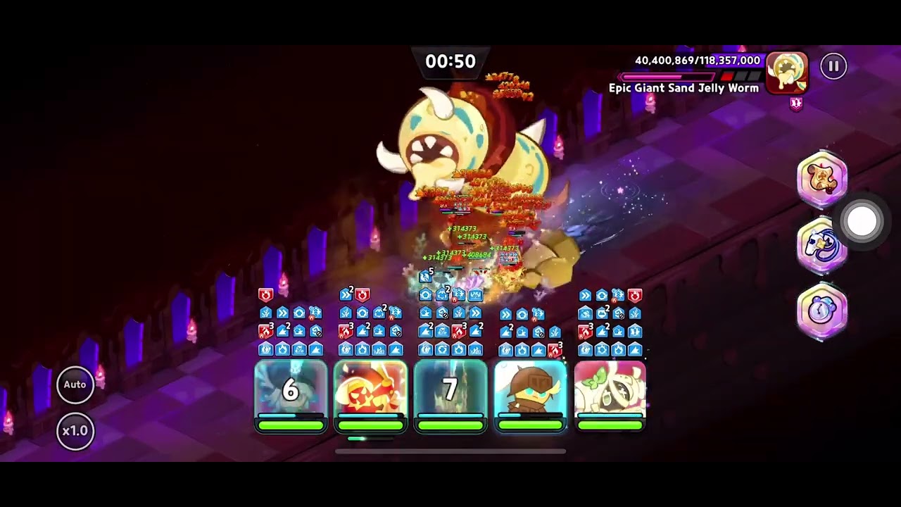 CRK: Decadent Choco Cake Tower Tray 25 (Vs Epic Giant Sand Jelly Worm ...