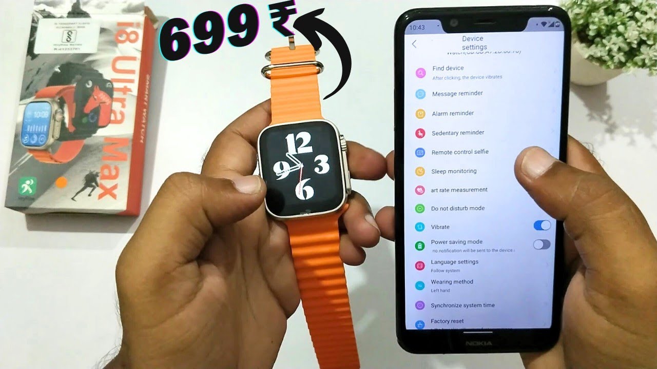 how to connect i8 ultra max to phone | i8 ultra max smartwatch - YouTube