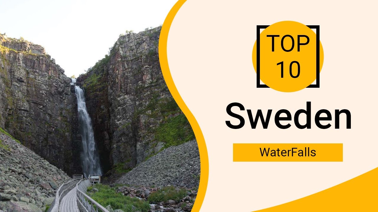 Top 10 Best Waterfalls to Visit in Sweden | English - YouTube