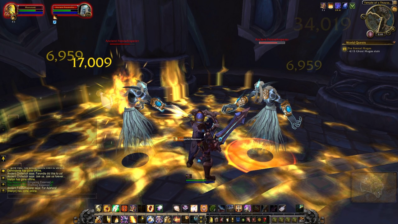 Legion World Quest 17: The Eternal Mages (WoW, human, Paladin) - YouTube