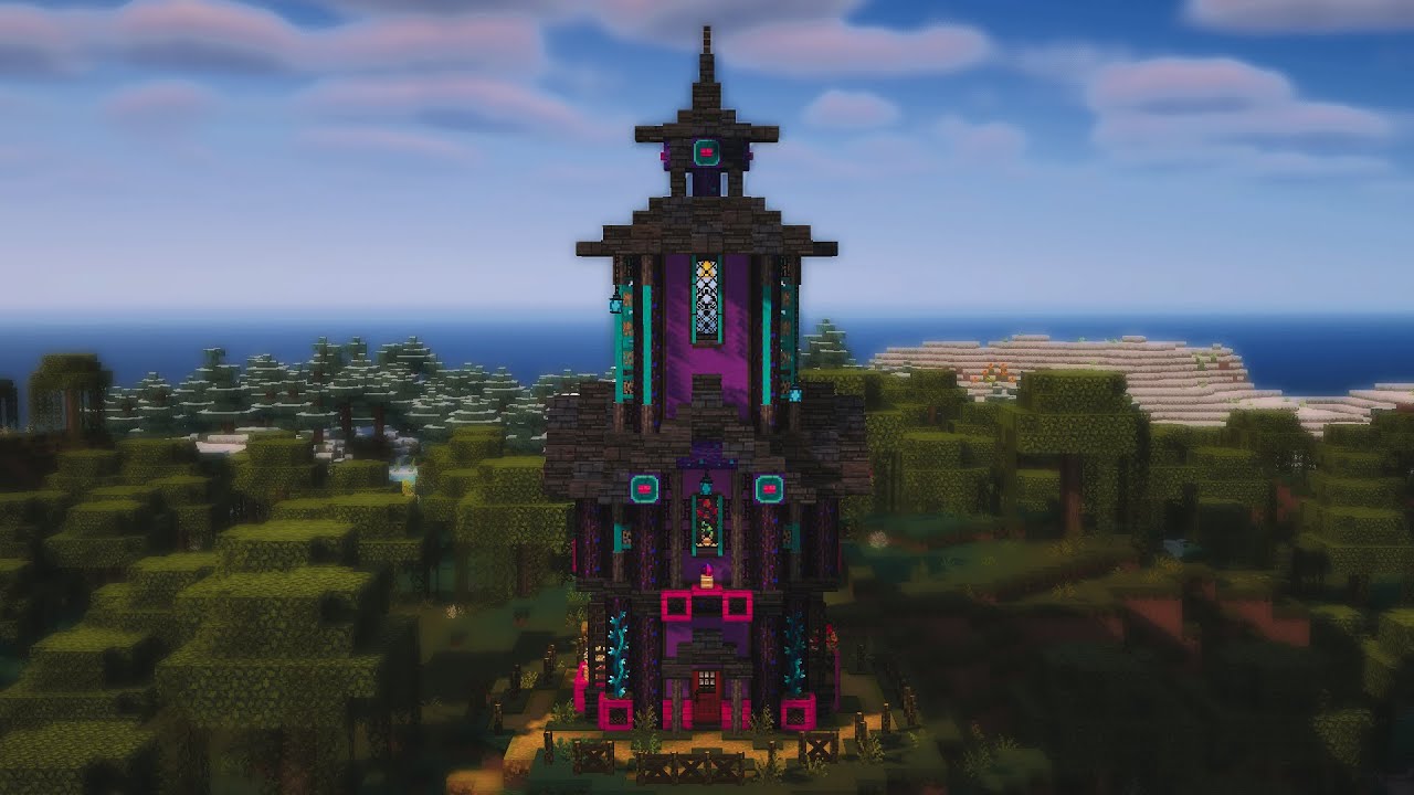 Minecraft | How to build a Witch House | Halloween tutorial - YouTube