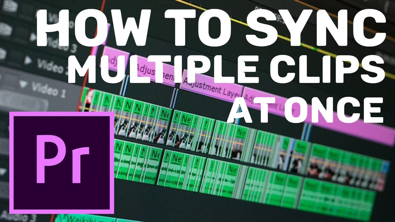 How to Sync Multiple Clips at Once! (Premier Pro Tutorial) - YouTube