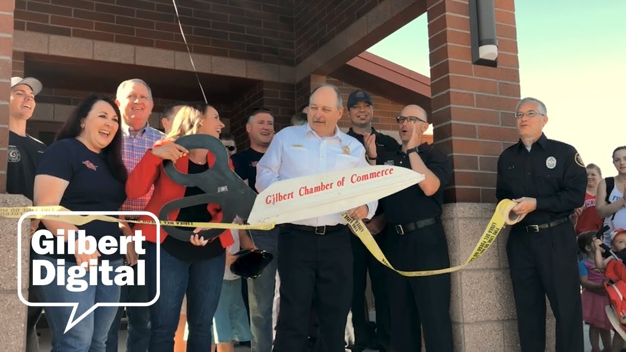 New Fire Station Opens in Gilbert, AZ - YouTube