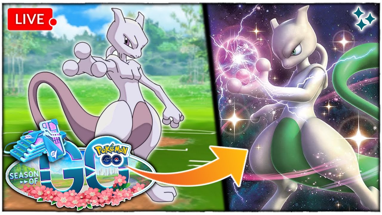 【🔴LIVE!】HOSTING *SHINY* MEWTWO RAID HOUR w/ channel members | Pokemon ...